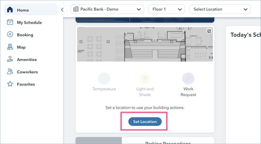 Set your workspace location