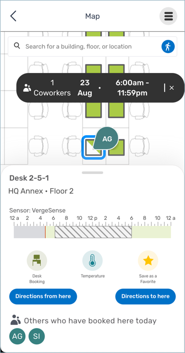 Floor and campus maps