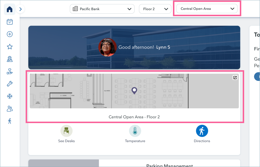 Find your workspace location