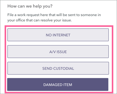 Configure Work Requests