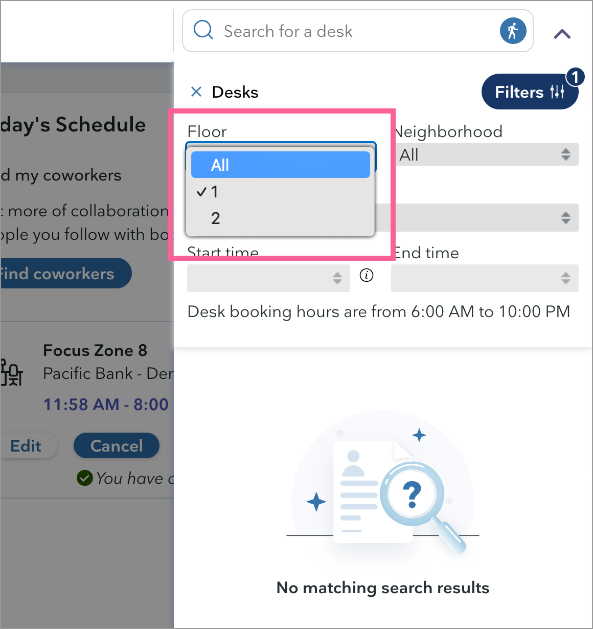 Using the Enlighted Connect Search